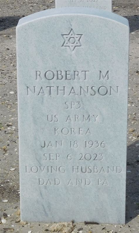 Robert M Nathanson 1936 2023 Find A Grave Memorial