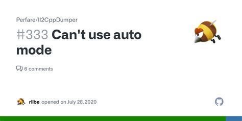 Cant Use Auto Mode · Issue 333 · Perfareil2cppdumper · Github