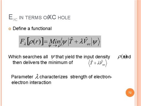 Density Functional Theory Kapil Outline Background Density Functional