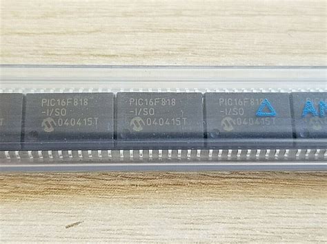 Microchip Technology PIC16F818 I SO US Authorized Distributor 25 Items For Sale Online EBay