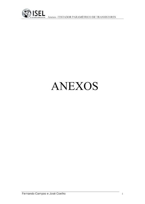 Pdf Testador Paramétrico De Transistores Implementing A Parametric Transitor Tester