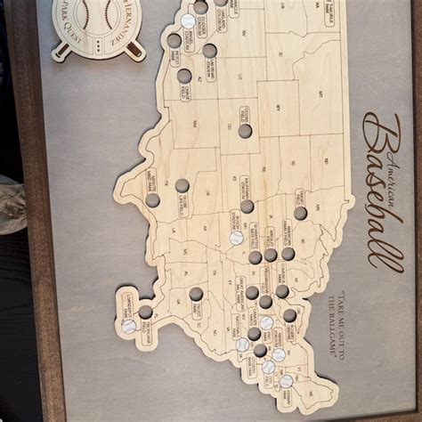 Baseball Stadium Map Baseball Map Pro Baseball Stadium Tracker Stadium Travel Map T For