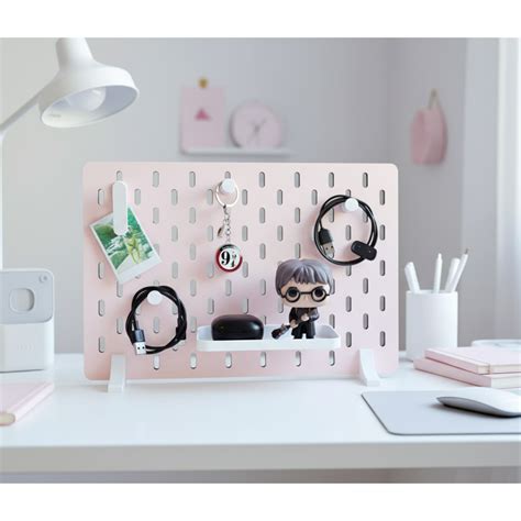 Mini Pegboard De Mesa Verticalhorizontal Para Escritório Rosa Shopee