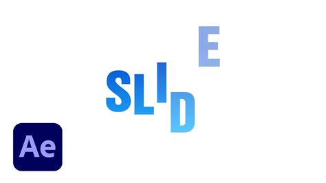 Modern Slide Text Animation After Effects Tutorial Youtube