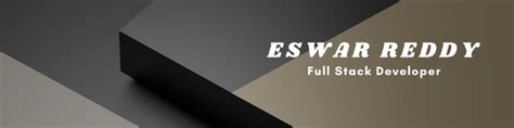 Eswar Reddy Full Stack Developer At Capital One Java Spring Boot Sql Restful Apis