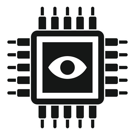 Ai Processor Icon Simple Style 14492673 Vector Art At Vecteezy