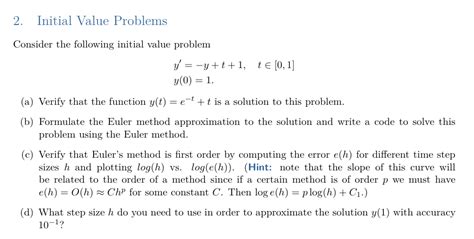 Solved Numerical Analysis Code Portions Need To Be Written Chegg