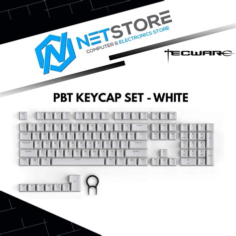 TECWARE PBT KEYCAP SET WHITE TWKB PBT WH Shopee Malaysia