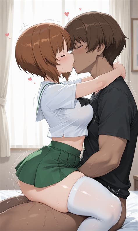 Rule 34 Ai Generated Arms Around Neck Brown Hair Closed Eyes Dark