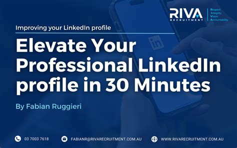 Elevate Your Linkedin Profile Riva Recruitment