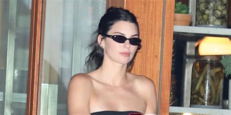 Kendall Jenner Wears See Through Bodycon Dress To 818 Party
