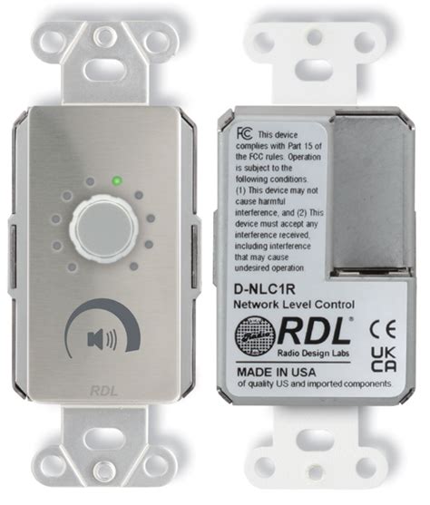 Rdl Dd Rn31 Dante Audio Interface Bi Directional 4x4 Xlrrca35mm