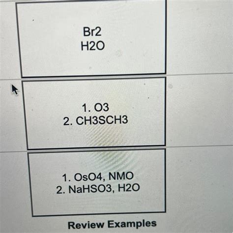 Solved Reactants And Reagents That Would Male This Product Chegg Com