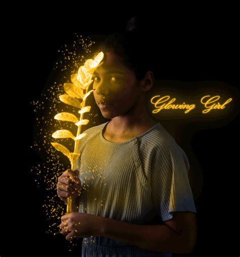 salma abd el rahman on linkedin 04 glowing girl with text in photoshop