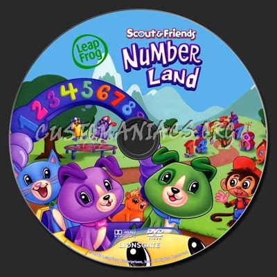 Leap Frog Scout And Friends Number Land Dvd Label Dvd Covers And Labels