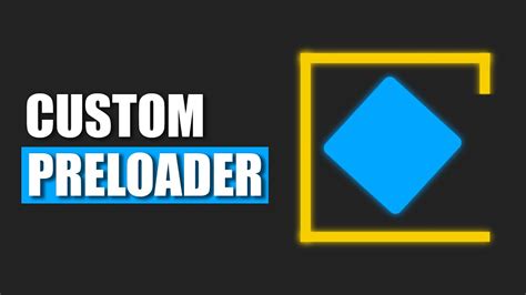 coding custom preloader html css javascript youtube