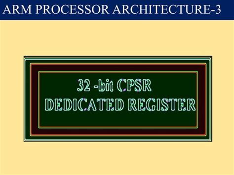 Lect 3 Arm Processor Architecture Ppt