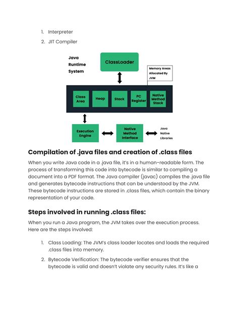 Jvm Architecture How It Workspdf