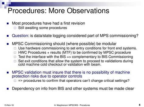 MPSC Procedures An Update Ppt Download