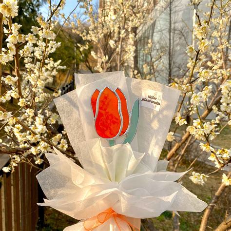 용인 시들지않는 유리꽃다발 만들기스테인드슬라스 솜씨당