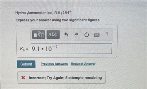 Solved Using Values Of Kb In Appendix C In The Textbook