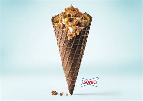 Sonics Reeses Overload Waffle Cone And Blast Photos Ps Food