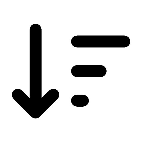 Sort Desc Vector Svg Icon Svg Repo