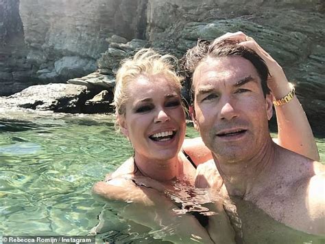 Rebecca Romijn 51 Makes The Rare Move Of Posing In A Bikini With Her
