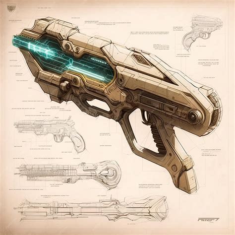 Futuristic Pistol Concept
