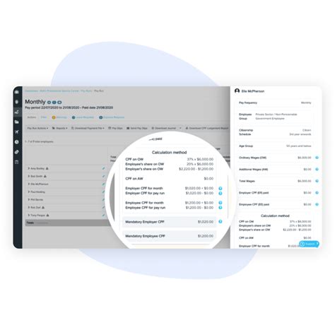 Automated CPF Calculations Reporting Employment Hero
