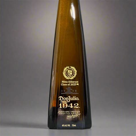 Engraved Don Julio 1942 Tequila Personalized Engraved T Engravevine