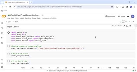 Completed Codsoft Fraud Detection Task Pushya Bc Posted On The Topic Linkedin