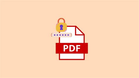 How To Remove Password From A Pdf File