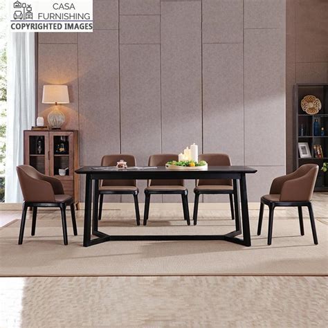 Wooden Dining Table 4 Seater Contemporary Dining Table Set Casa