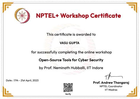 Vasu Gupta On Linkedin Workshop Cybersecurity