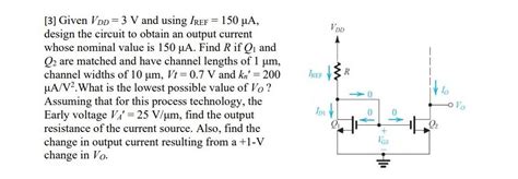 solved vdd a tref r [3] given vpp 3 v and using iref 150