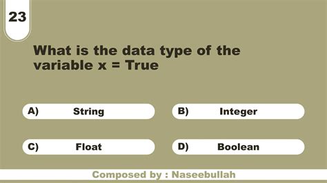 50 Mcqs Of Python Datatypes And Operaorspptx