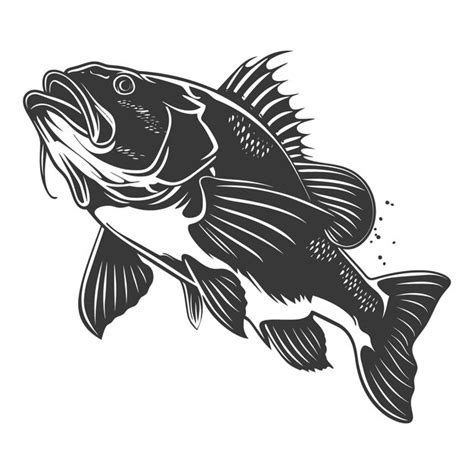 Premium Vector Silhouette Cod Fish Animal Black Color Only