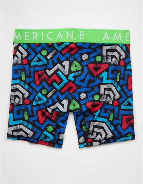 Aeo Mens Geometric 6 Flex Boxer Brief