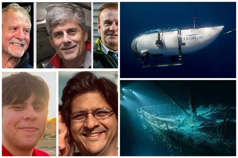 Titanic Submarine Who Are The 5 Trapped In Missing Submersible
