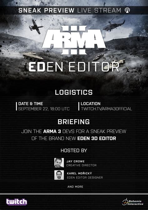 Arma 3 Eden Editor Sneak Preview Live Stream