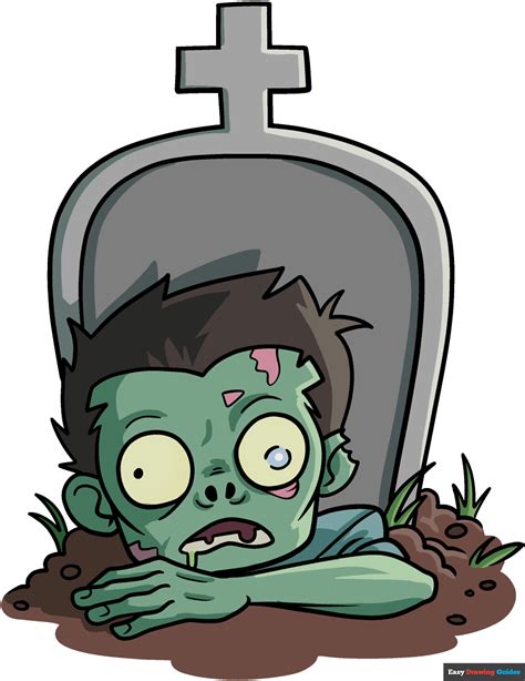 How To Draw A Zombie Girl Step By Step