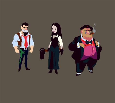 Some Random Characters Practice Rpixelart