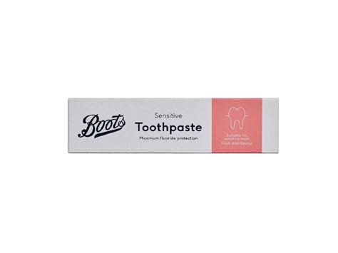 Boots Sensitive Toothpaste Fresh Mint Flavour 100 Ml Ingredients And