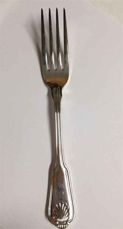 1 Towle Boston Shell Silver Plate Dinner Fork 7 12 Multiples