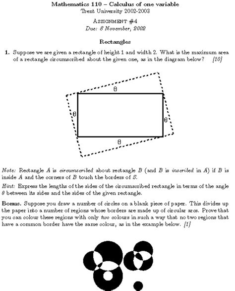 Math 110 Assignment 1