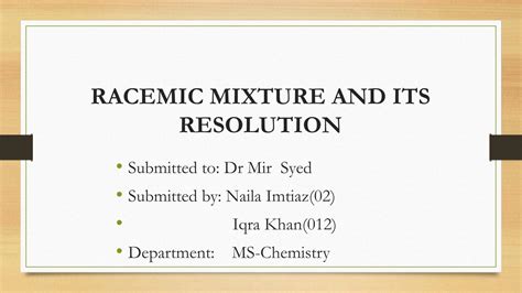 Solution Stereochemistry Ppt Studypool