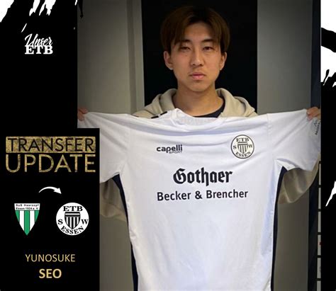 Yunosuke Seo Wechselt Zu Den Schwarz Weißen Etb Schwarz Weiß Essen