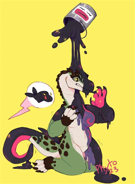 Rule 34 Anthro Gecko Goo Lizard Mtf Transformation Pokemon Pokemon Species Reptile Salandit
