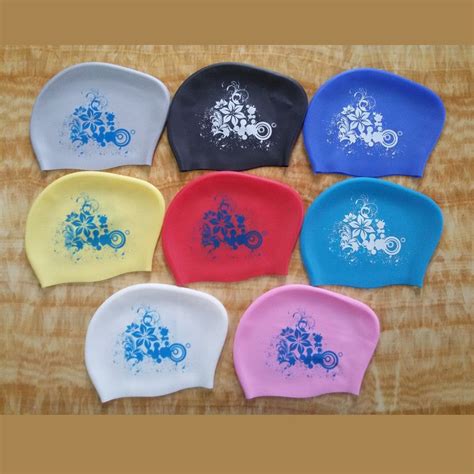 Badu Bg Дамска силиконова водоустойчива шапка за плуване Дамска защита